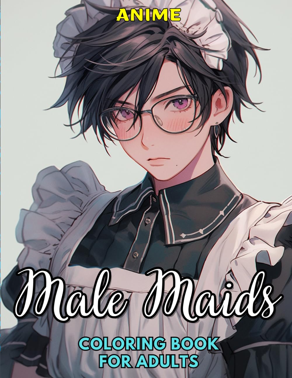 Amazon.com: Anime: Male Maids: Coloring Book for Adults: Grayscale ...