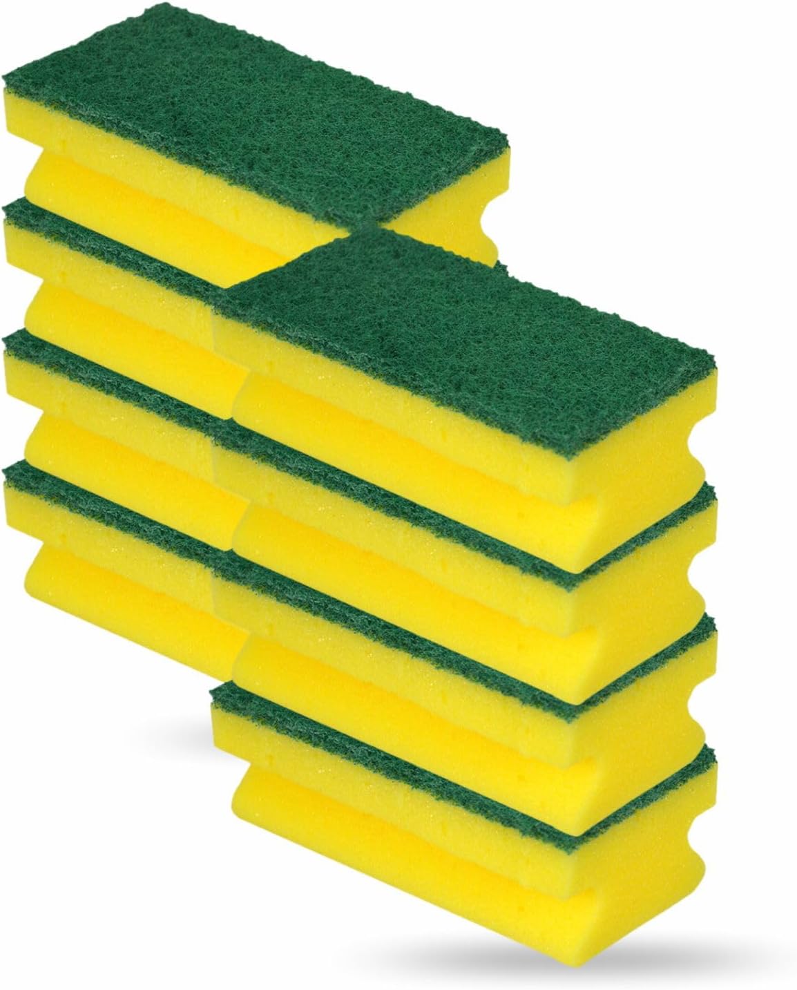 Washing Up Sponge Heavy Duty Scouring Pad Suitable For Kitchen Dishes ...
