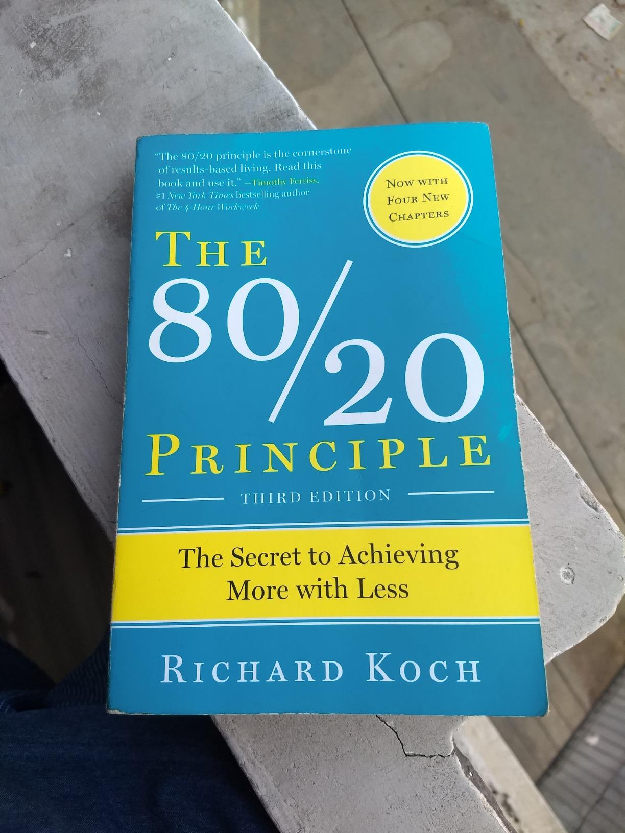 The 80/20 Principle: The Secret to Achieving More with Less : Koch ...