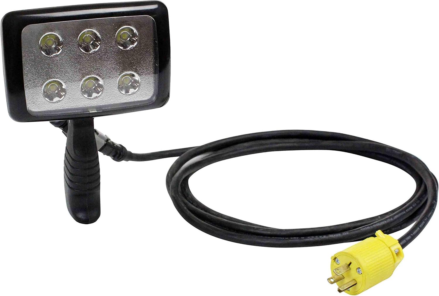 6 Watt LED Handheld Light with Pistol Grip Handle - 3ft Cable w/Plug ...