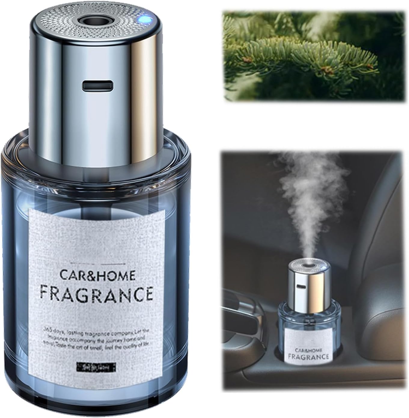 Amazon.com: Smart Ultrasonic Atomized Car Air Freshener,5 Gears ...