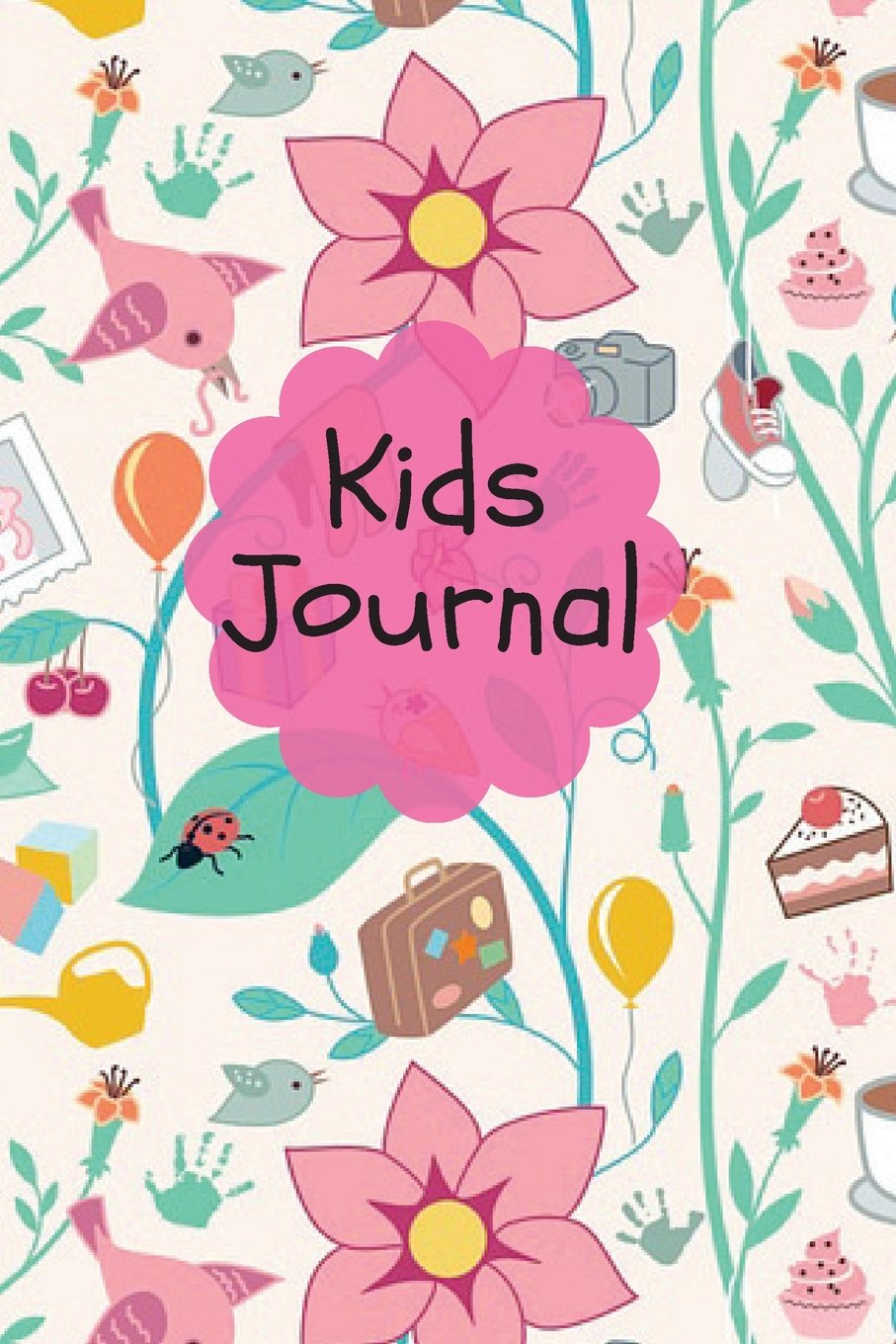 Kids Journal: Pink Cover | Children’s Lined Journal With Drawing Boxes ...