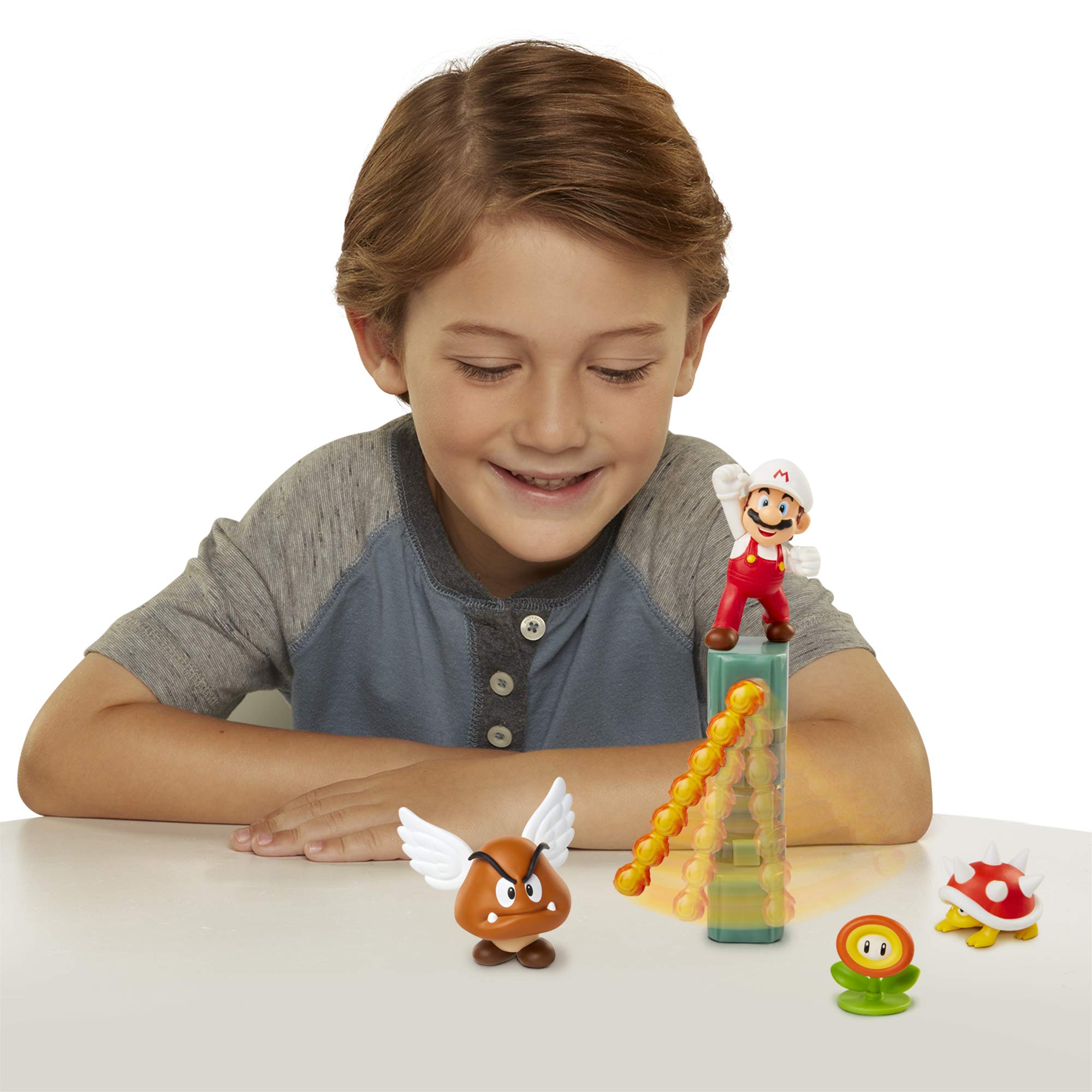 Buy Nintendo Nitendo Super 2.5" Figure Play, Includes: Fire Mario ...