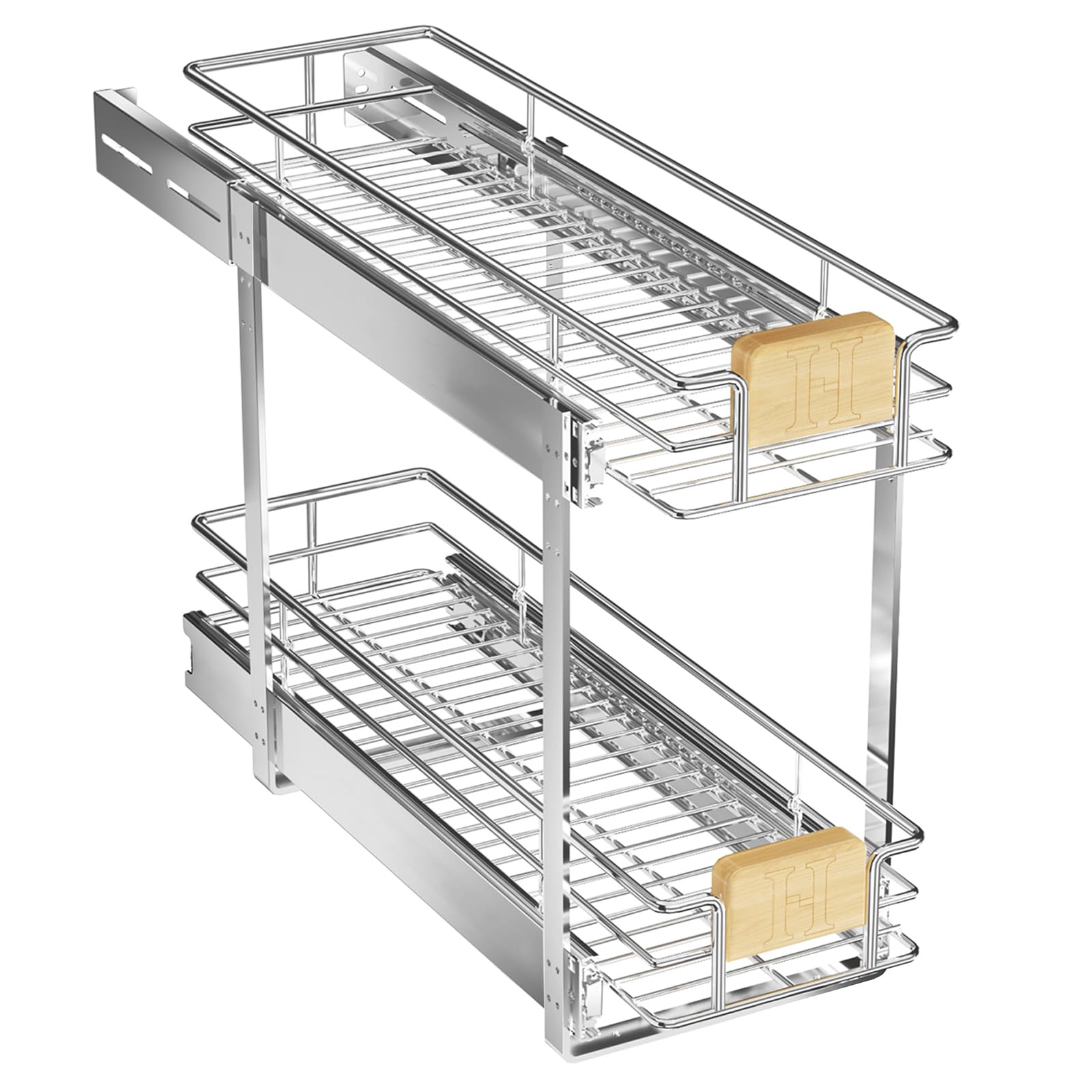 Snapklik.com : MODCART 2 Tier Pull Out Cabinet Organizer