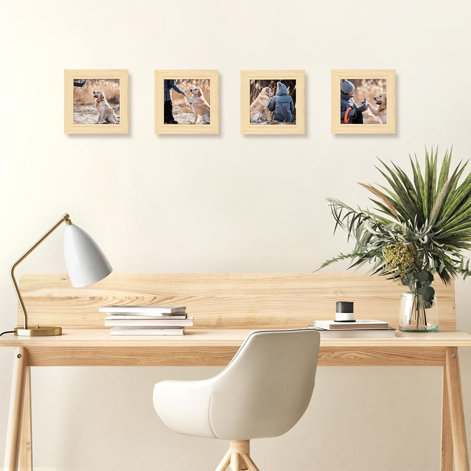 Snapklik.com : Egofine 4x4 Picture Frames Made Of Solid Wood Covered By ...