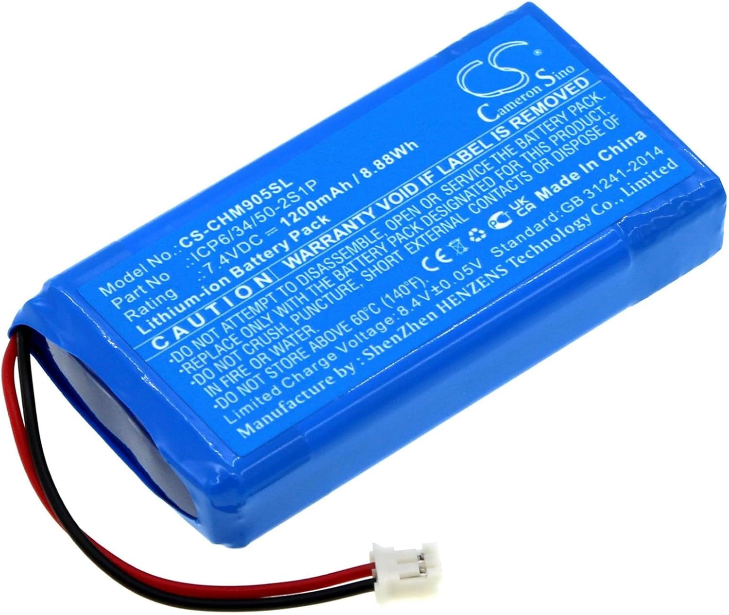 Amazon.com: LIONX Battery Replacement for MOJO Headphone Amplifier ICP6 ...