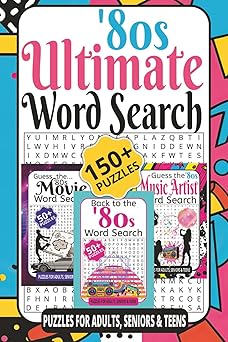 Ultimate '80s Word Search: 150+ Retro Puzzles Celebrating '80s Movies ...