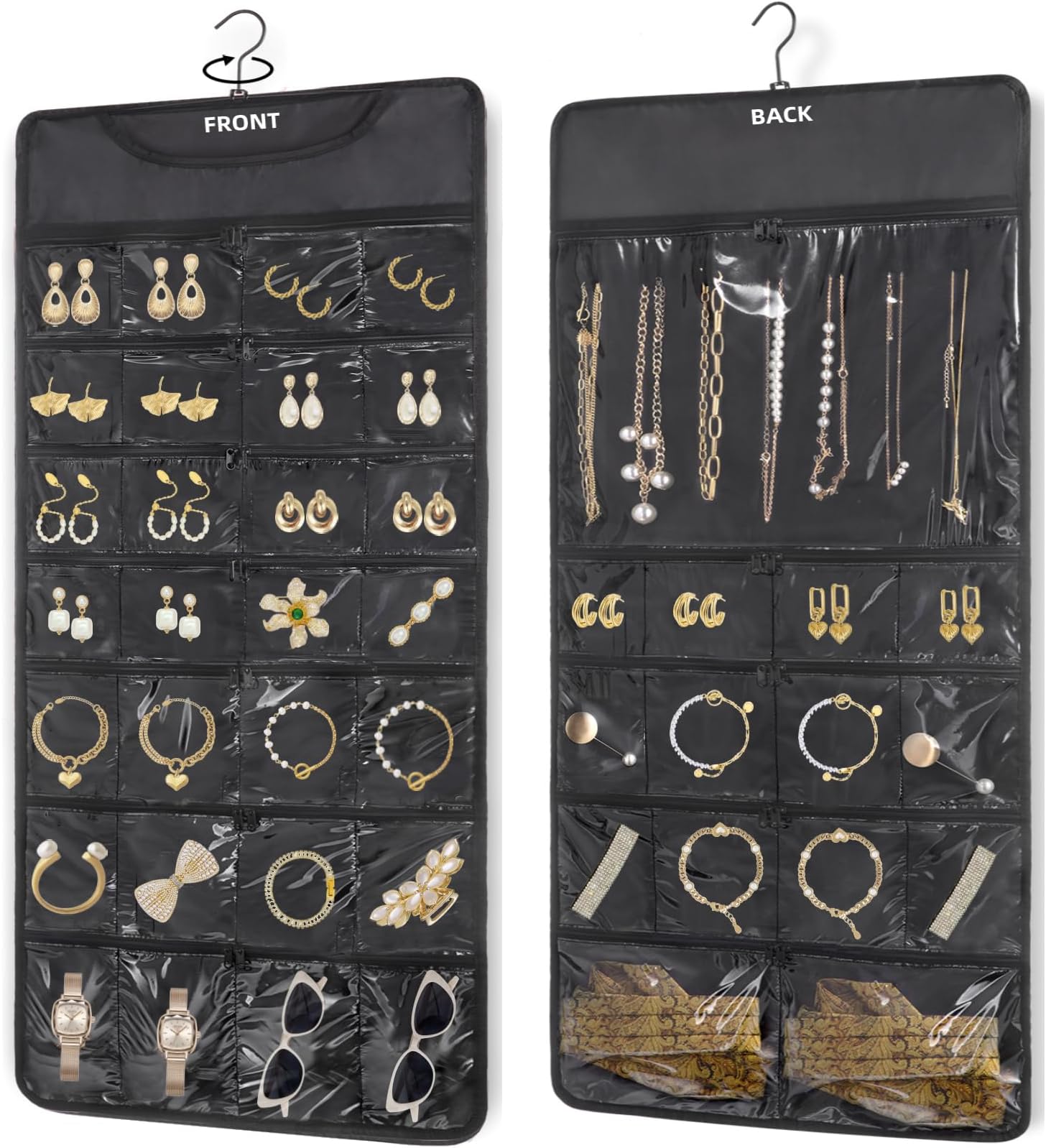 Amazon.com: SUSIN Hanging Jewelry Organizers and Storage - Hanging ...