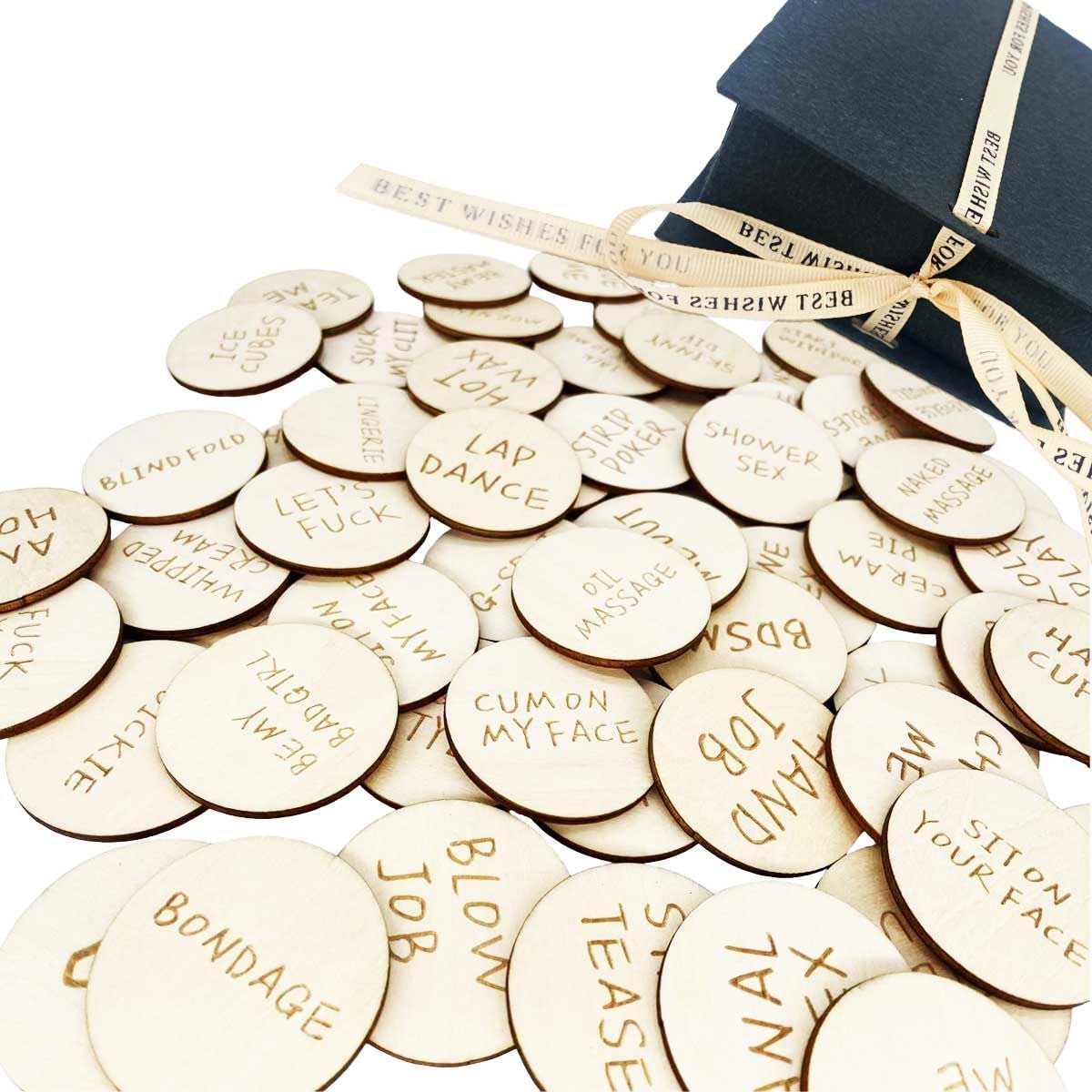 Amazon.com: 60Pcs Funny Tokens Sex, Date Night Ideas Activity Tokens ...