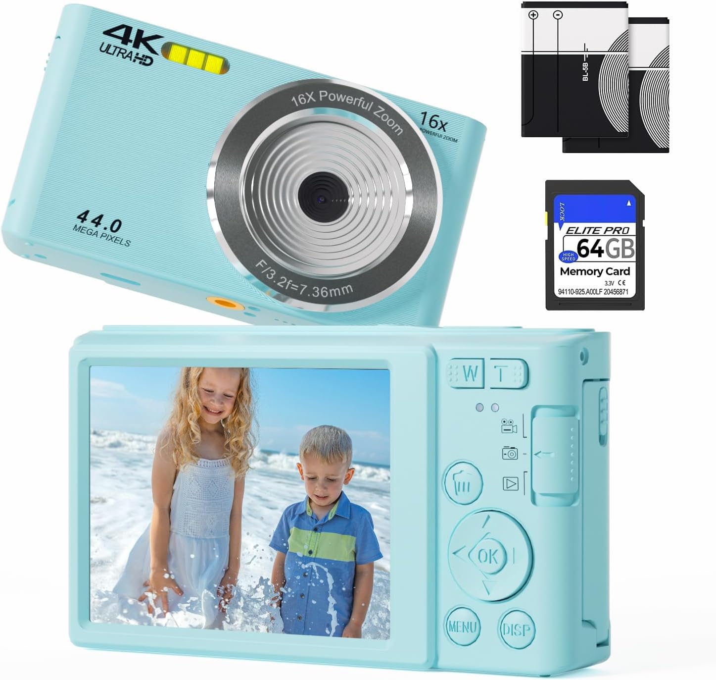 Amazon.com : BOFIDAR Digital Camera 1080P FHD Kids Digital Camera with ...