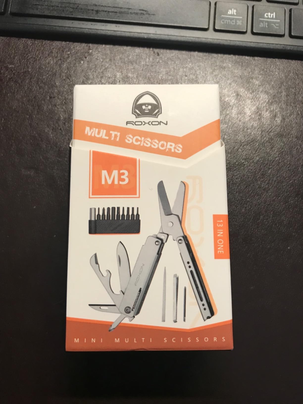 ROXON M3 13 in 1 Multi Tool EDC Knife And Scissors with Toothpick & Tweezers Practical Small and ...