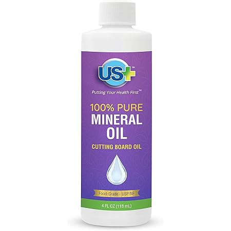 Amazon.com: Food Grade Mineral Oil - 8oz Cutting Board Oil, Butcher Block Oil to Maintain ...