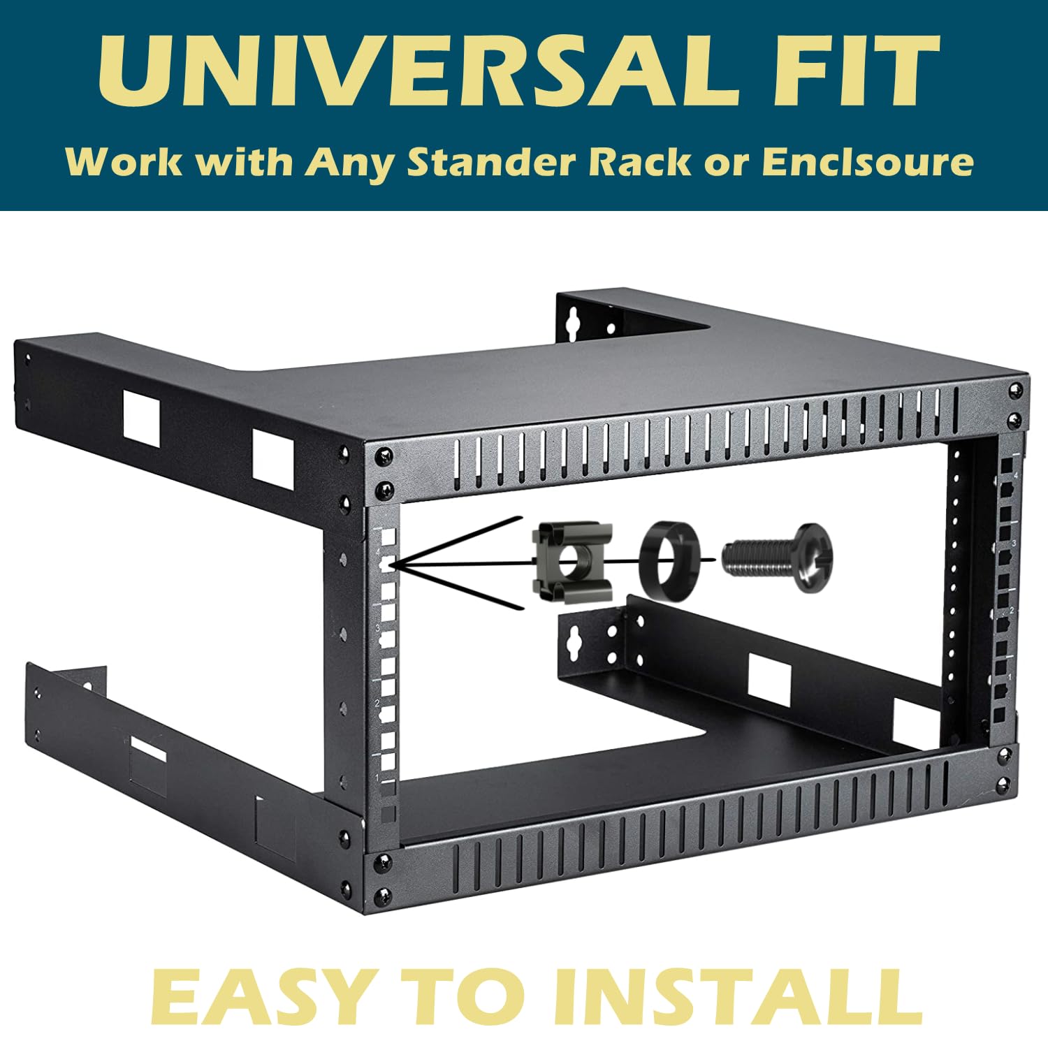 Washers For Screws M6 Rack Screws, Washers And Cage Nuts, 100 Sets, For ...