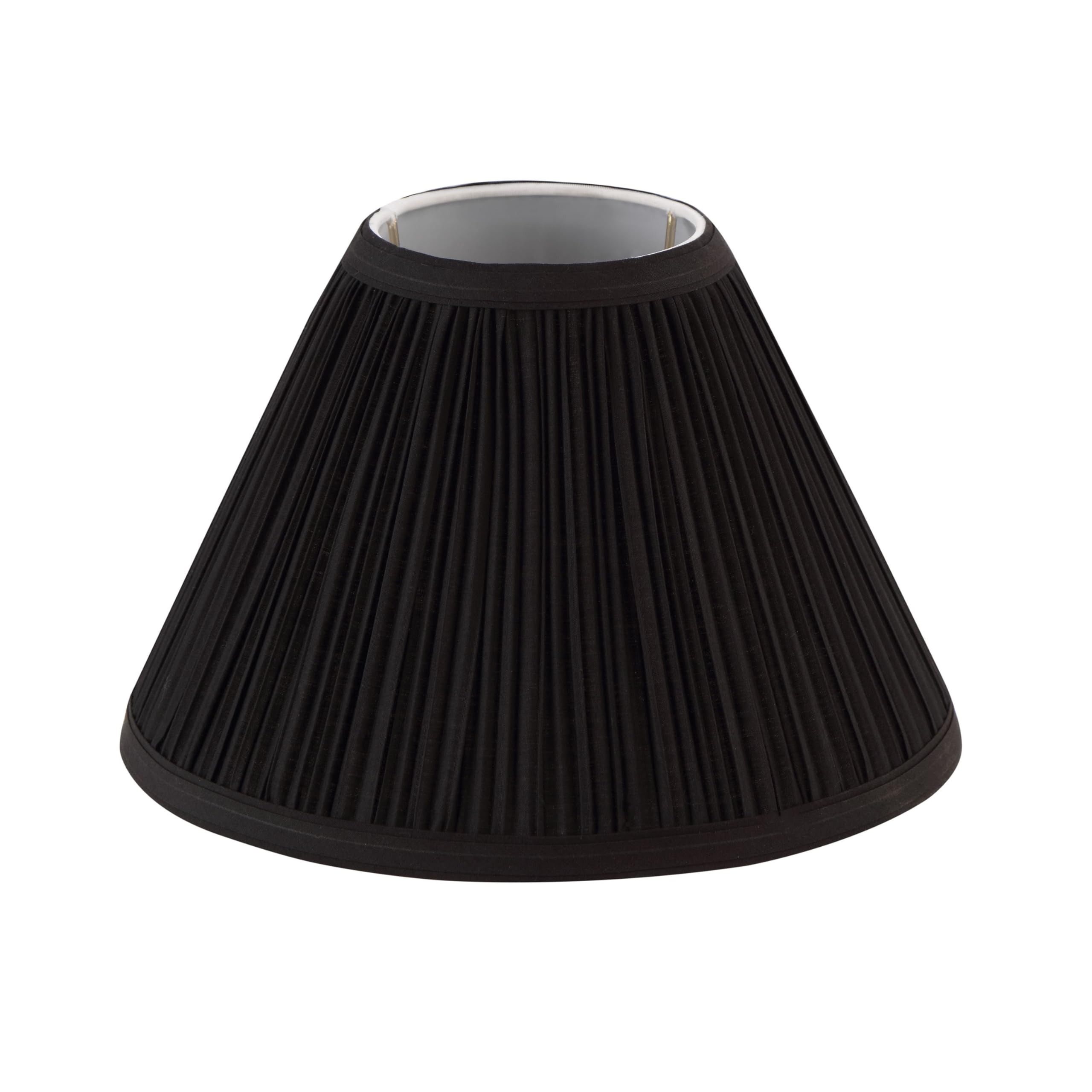 Aspen Creative 59172, Empire UNO Lamp Shade, Black, 4" Top x 10" Bottom ...