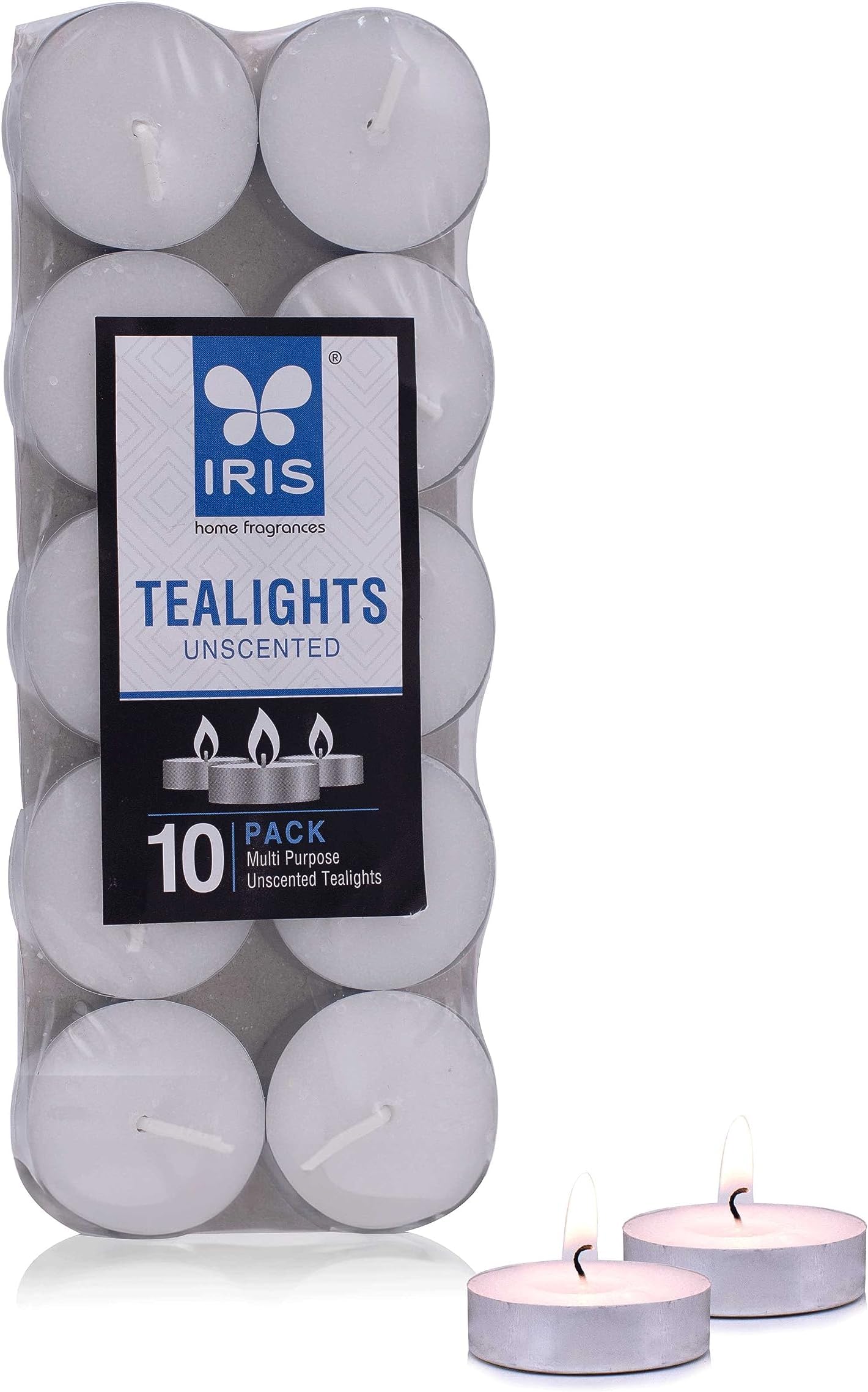 Simple Craft 25 Pack Tea Lights Candles - Unscented Tealight Candles ...