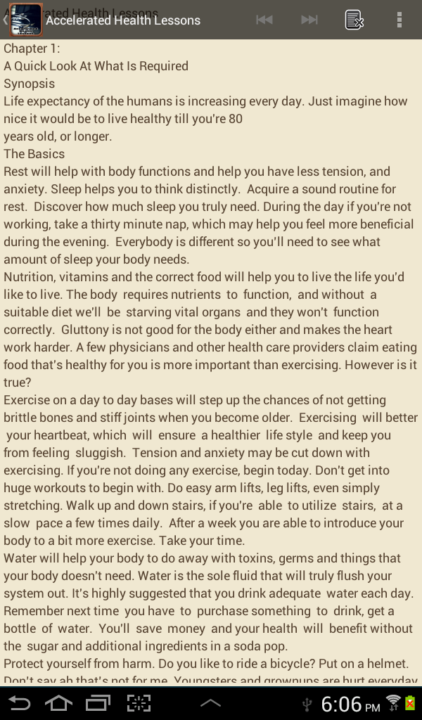 Accelerated Health Lessons - App on the Amazon Appstore