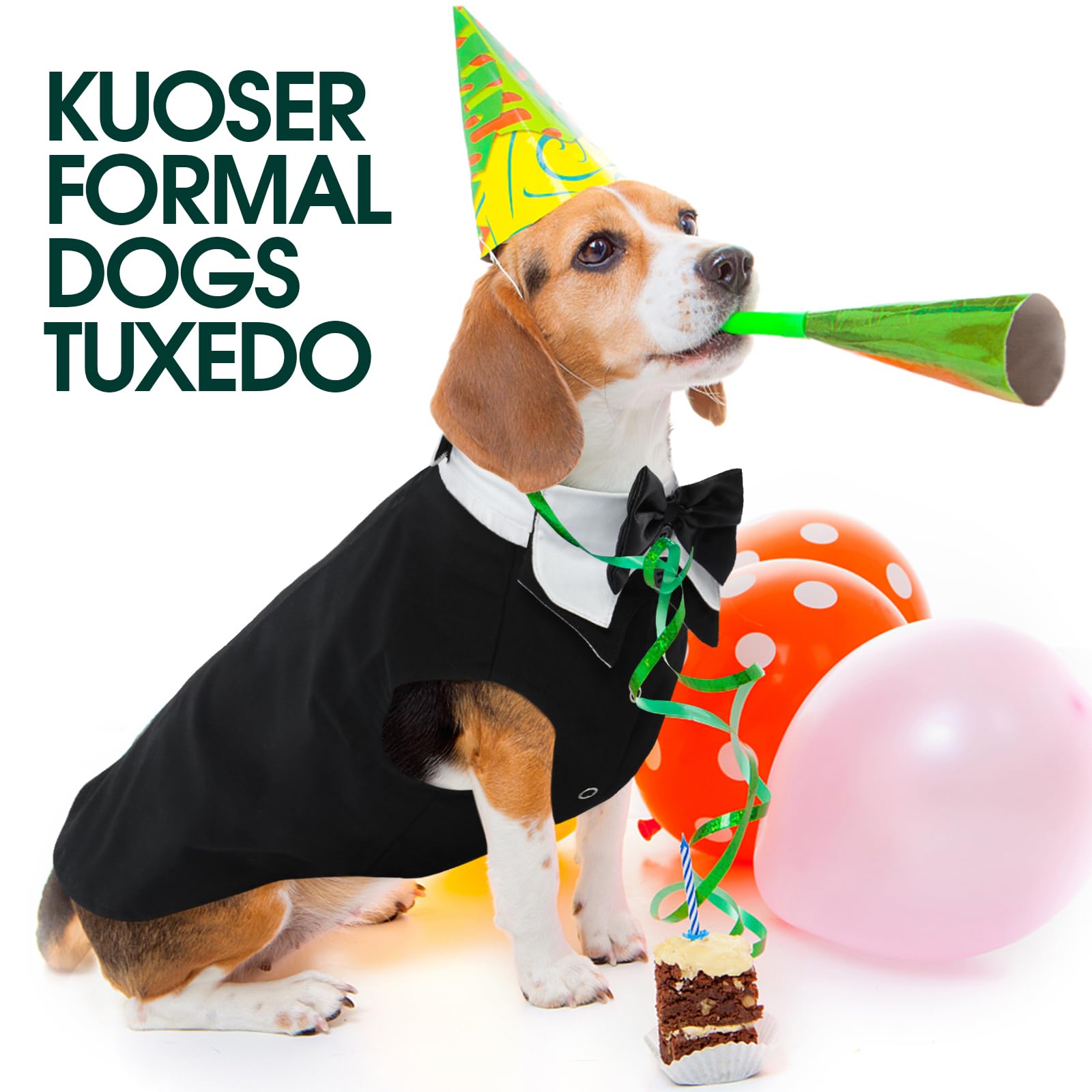 Snapklik.com : Dog Tuxedo, 2 Pack Suit And Bandana Set, Formal Tux Pet ...