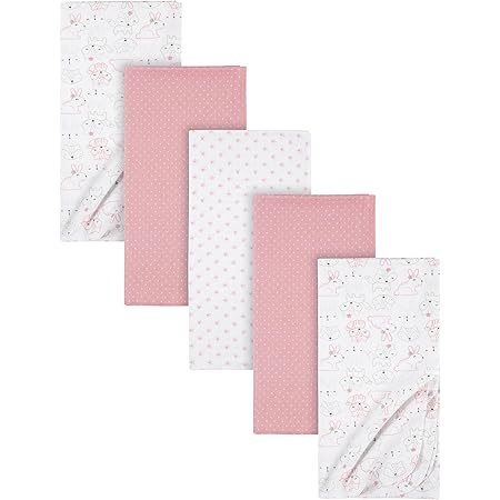 Amazon.com: Elaine Karen 6 Pack Flannel Unisex Hospital Receiving ...