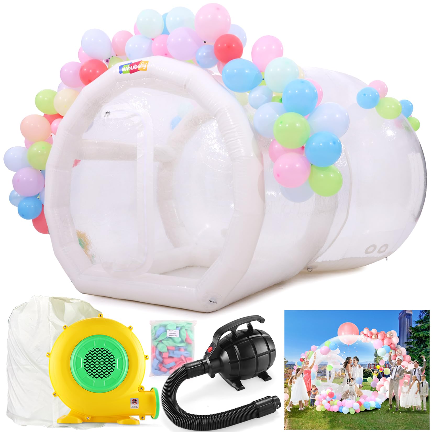 Amazon.com: Inflatable Bubble House 10FT Balloon Bubble Dome Bounce ...