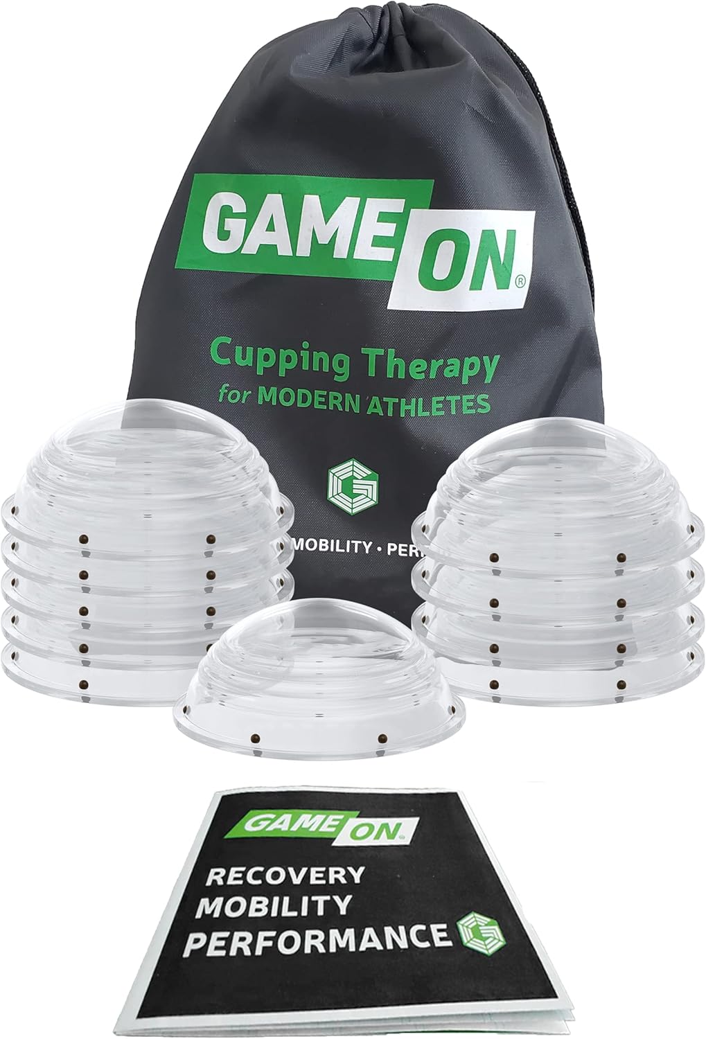Amazon.com: GAME ON Silicone Cupping Therapy Set – Massage Therapy Cups ...