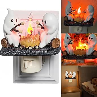 Aimery Ghost Campfire Flickering NightLight,Ghosts Campfire Flicker ...