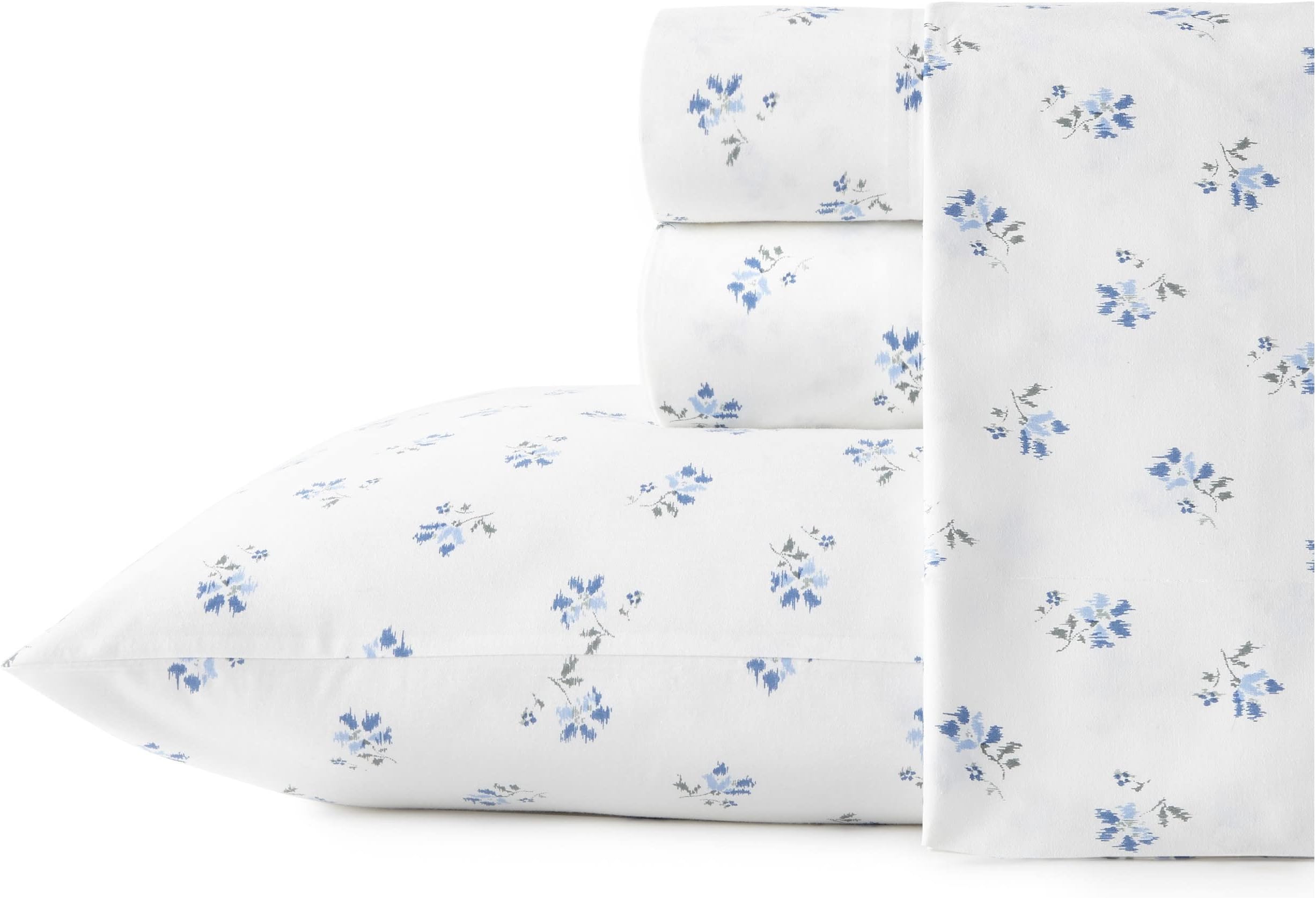Stone Cottage - Full Sheets, Cotton Percale Bedding Set, Crisp & Cool ...