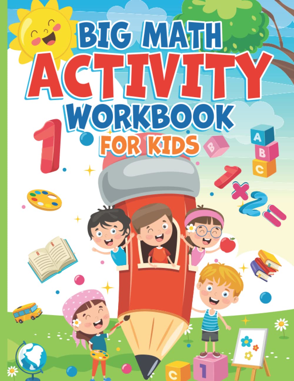 Amazon | Big Math Activity Workbook For Kids: Preschool Math Number ...