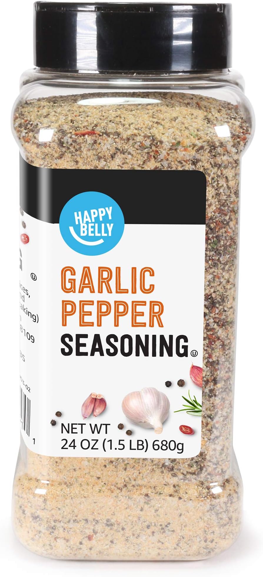 Amazon.com : Lawry's Garlic Pepper Coarse Ground Blend, 2.6 oz ...