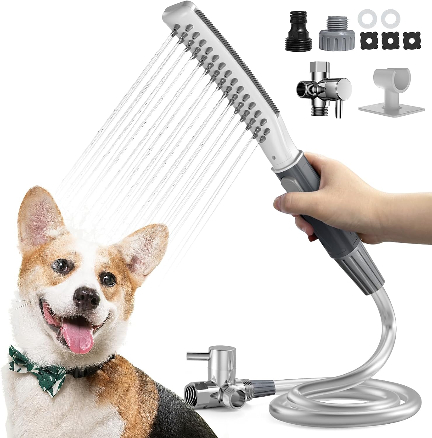 Amazon.com: Petlipo Dog Shower Attachment, Dog Shower Head with 3 Spray ...