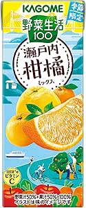 Amazon.co.jp: カゴメ 野菜生活100 瀬戸内柑橘ミックス 195ml×24本 【季節限定品】 : 食品・飲料・お酒