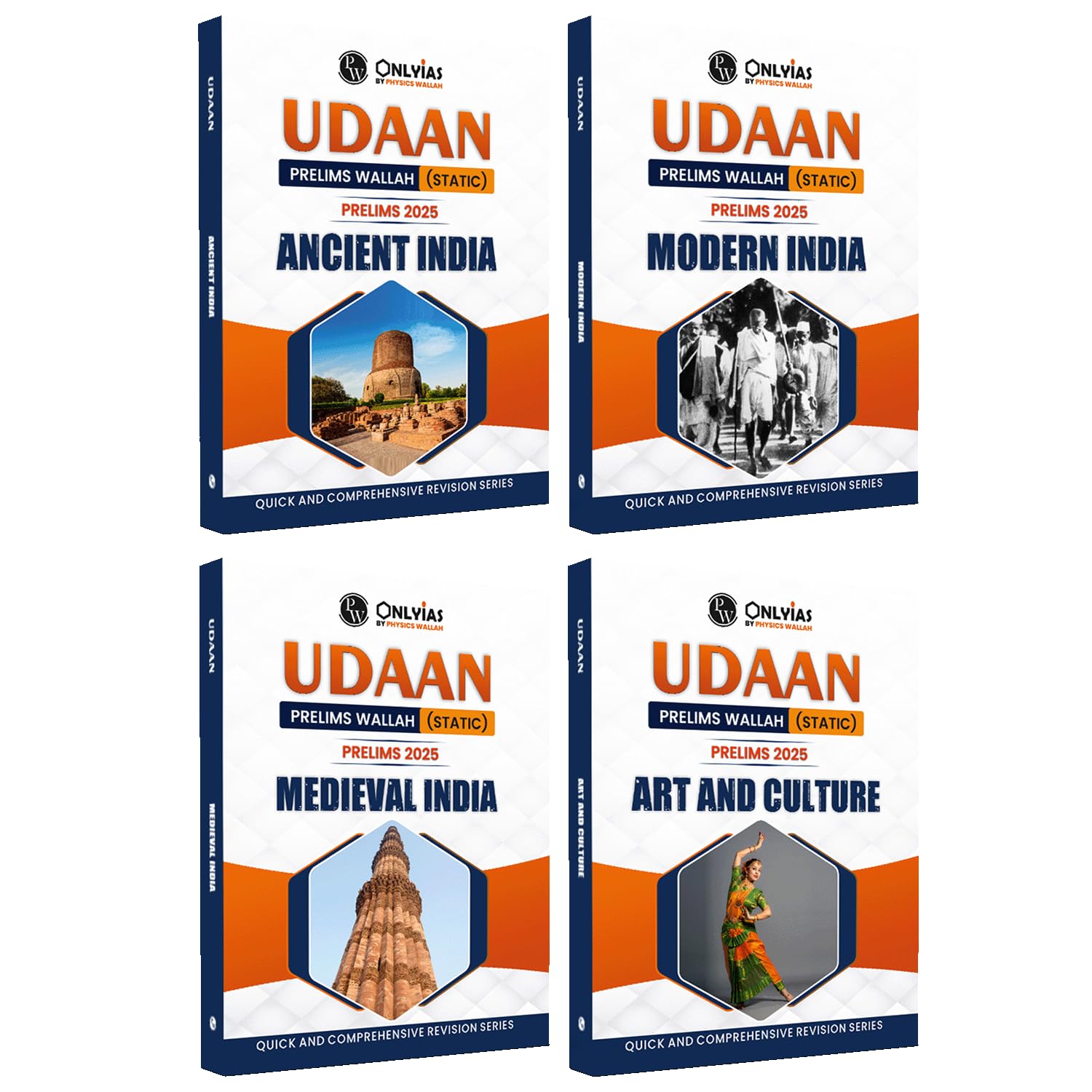Buy PW UDAAN (Prelims Wallah Static) Modern India, Ancient India ...