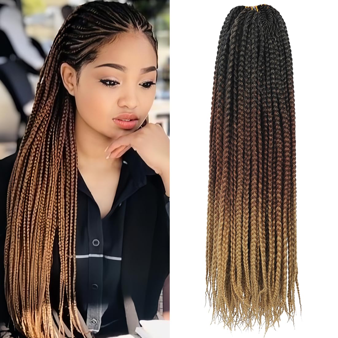 Big Part Box Braids