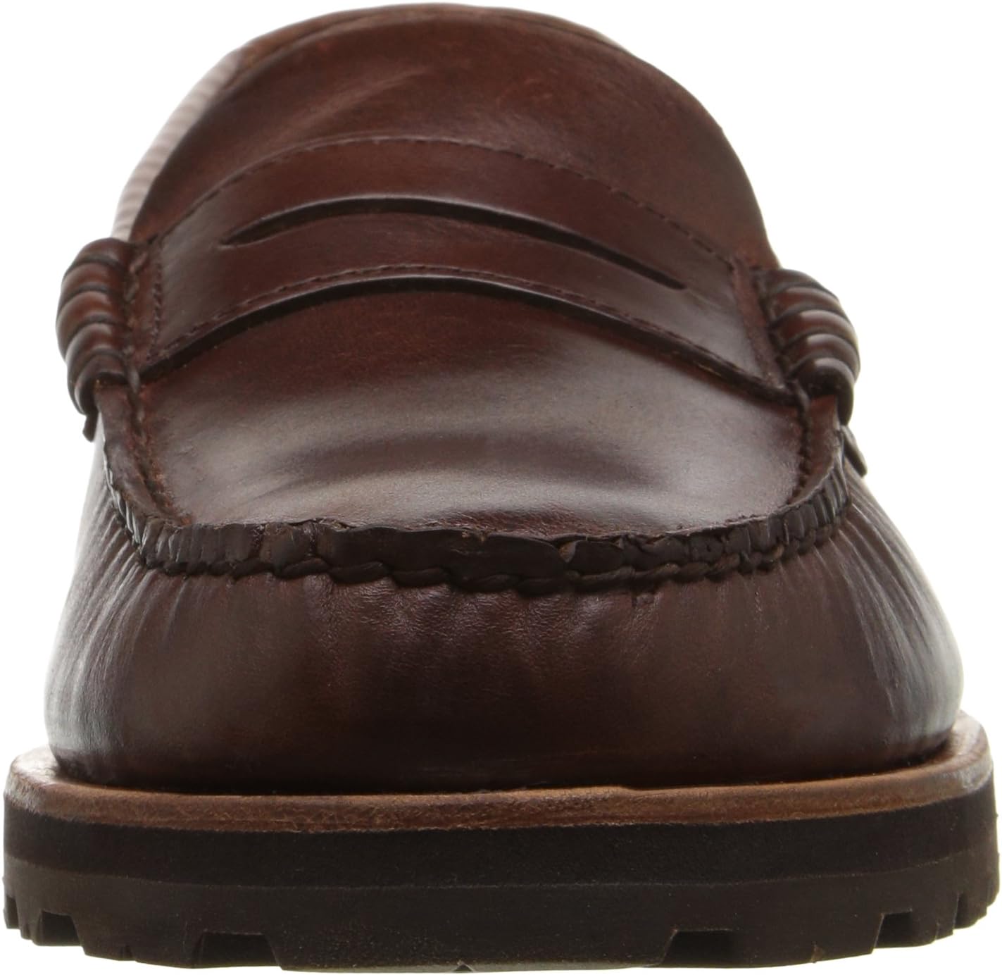 Sebago Mocasines Vershire Penny sin Cordones para Hombre, Cuero marrón ...