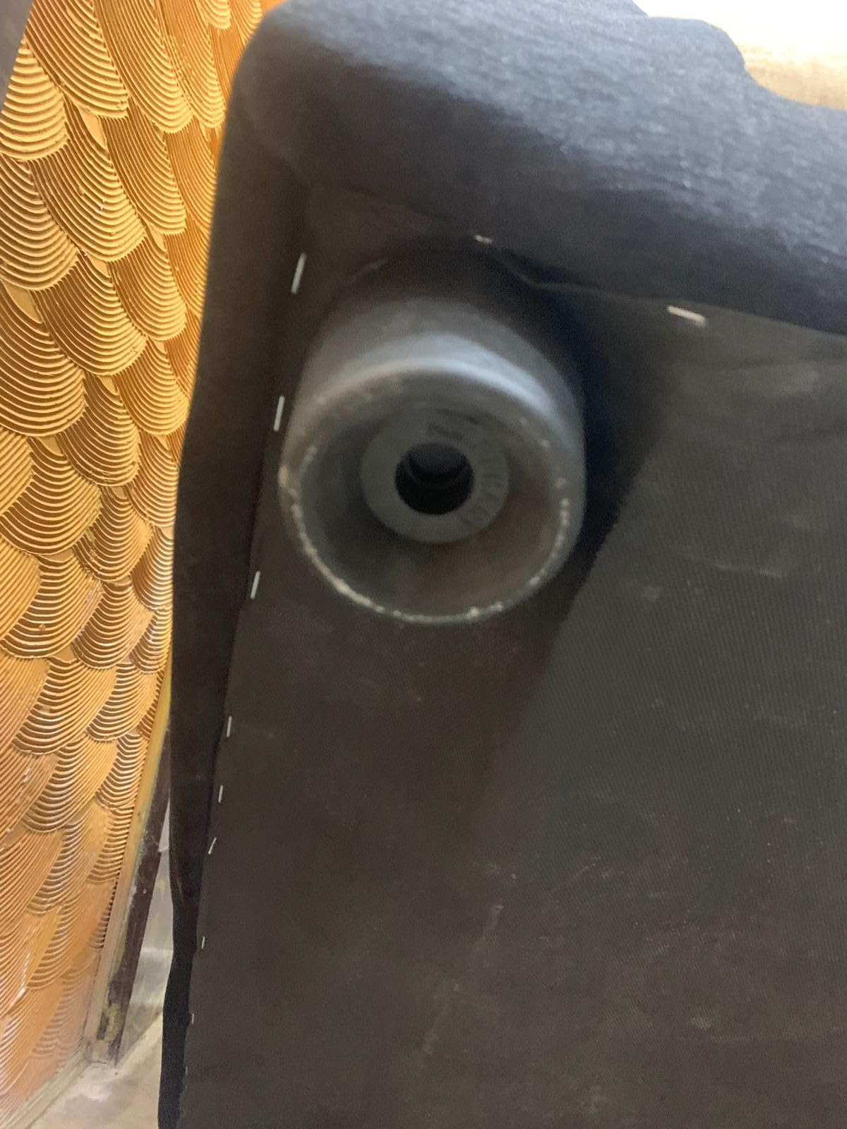 PARTH DESIGNS Molfino Fabric Wooden 3 Seater Sofa with Cushions for ...