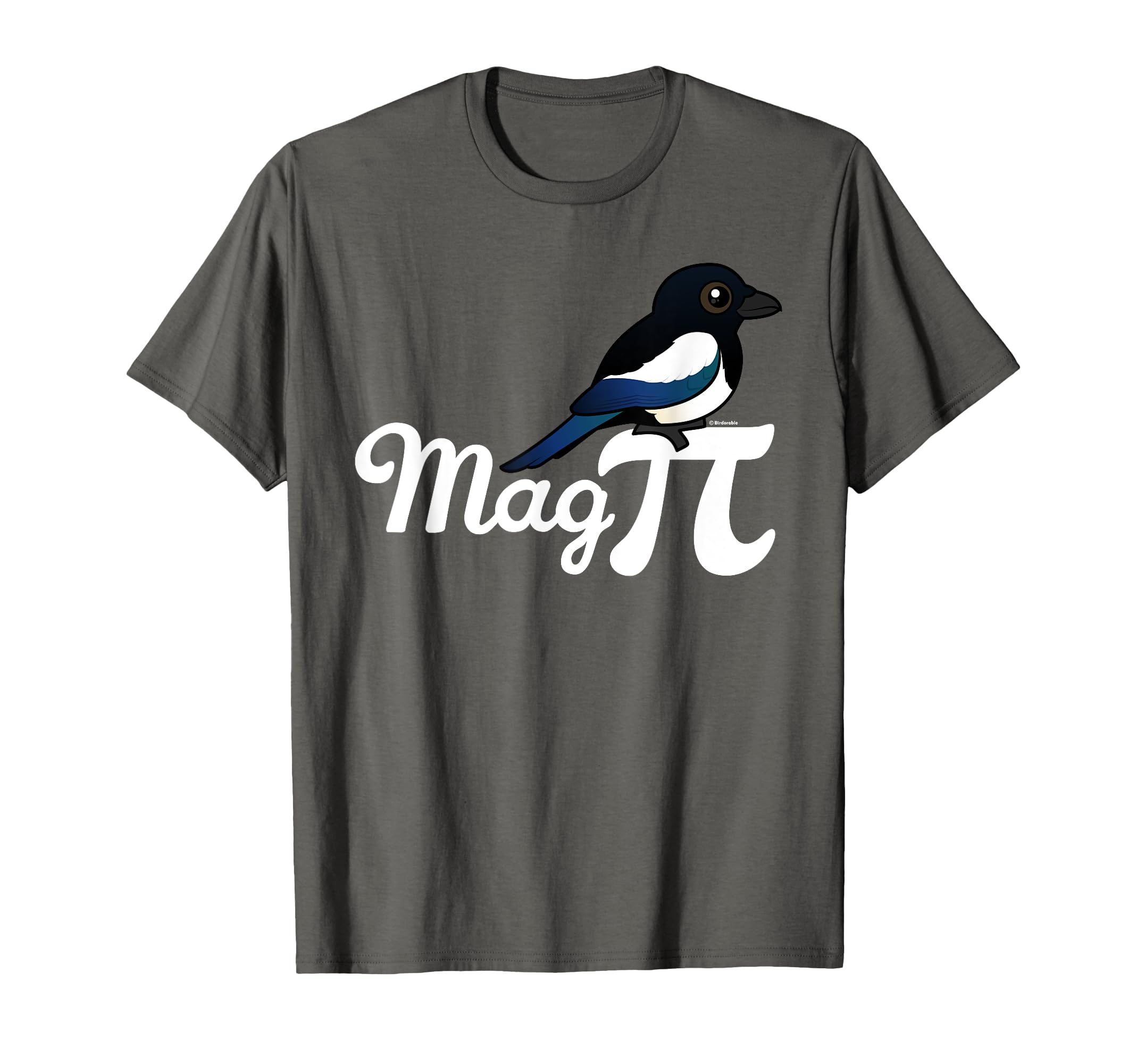 Amazon.com: Birdorable Mag PI T-Shirt with Black-billed Magpie T-Shirt ...