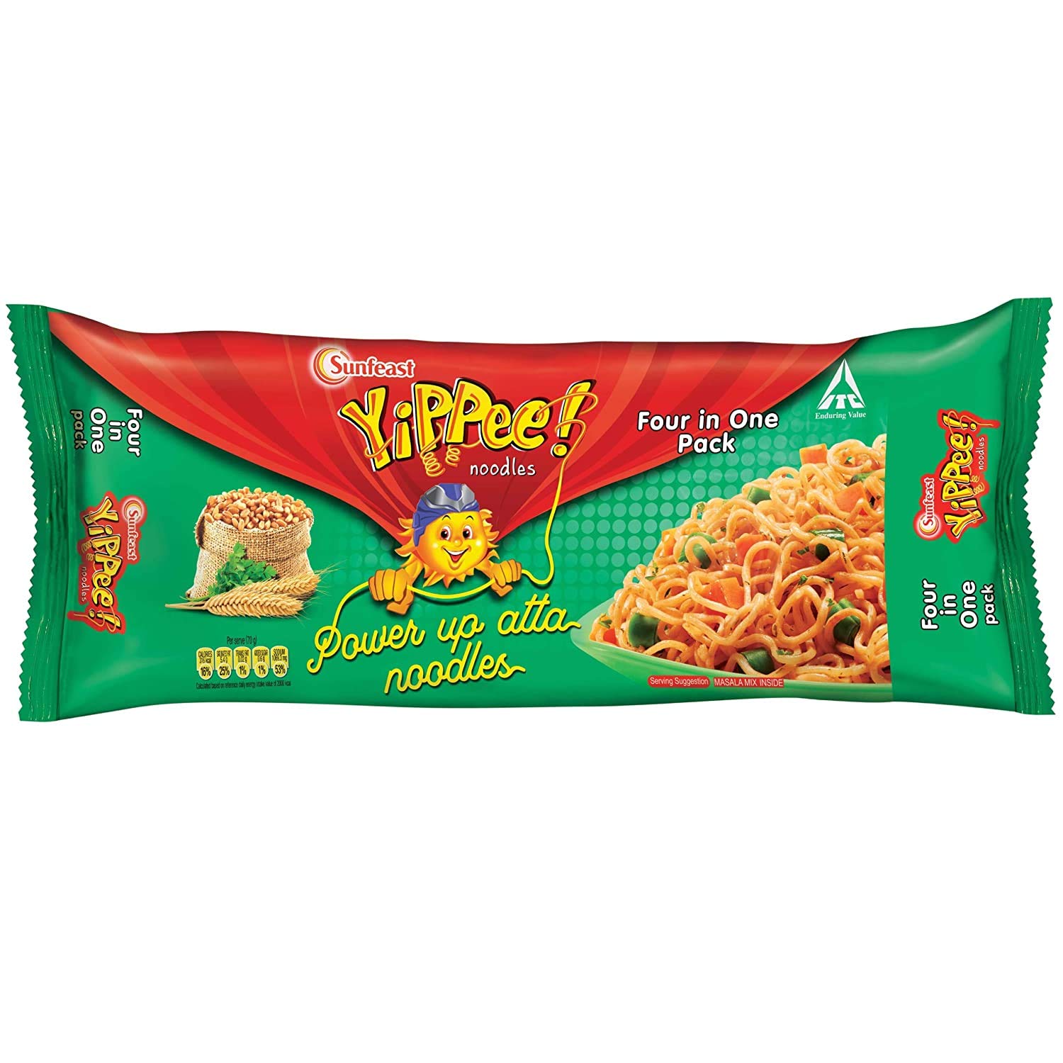 Buy Sunfeast YiPPee! Power Up Atta, Whole wheat | instant noodles ...