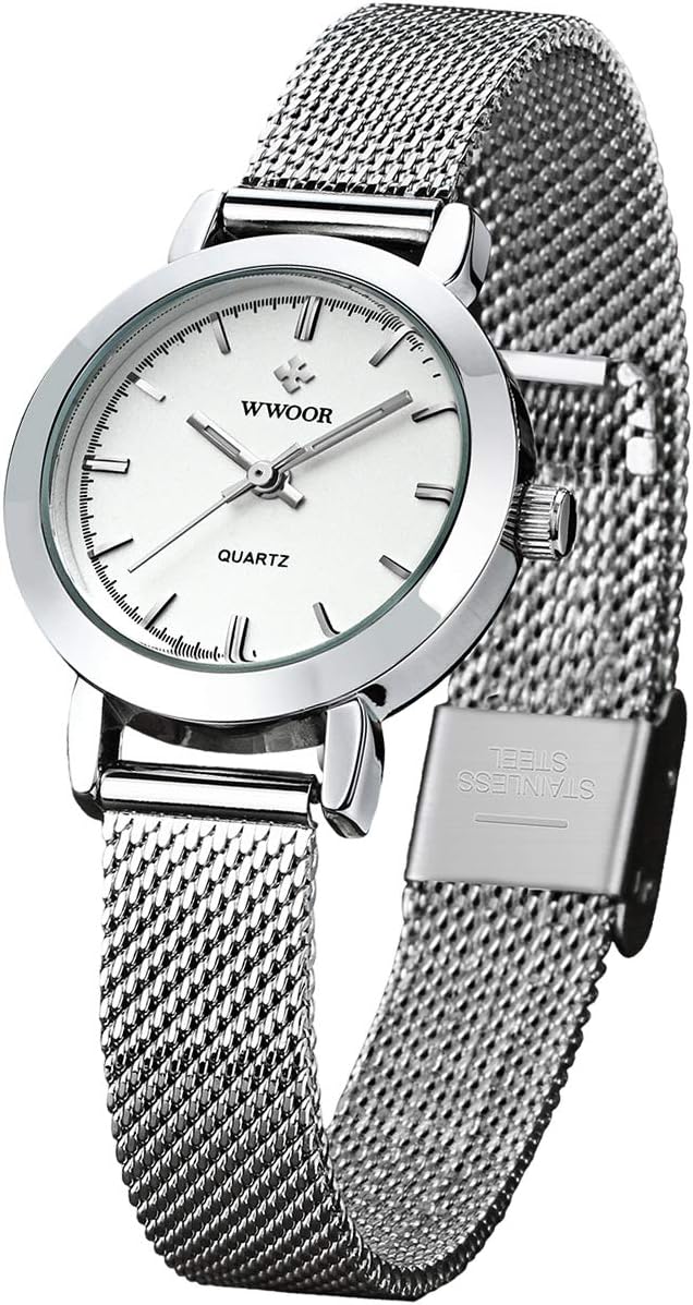 WWOOR Women's Watch Original Fashion Analog Quartz Watches with ...