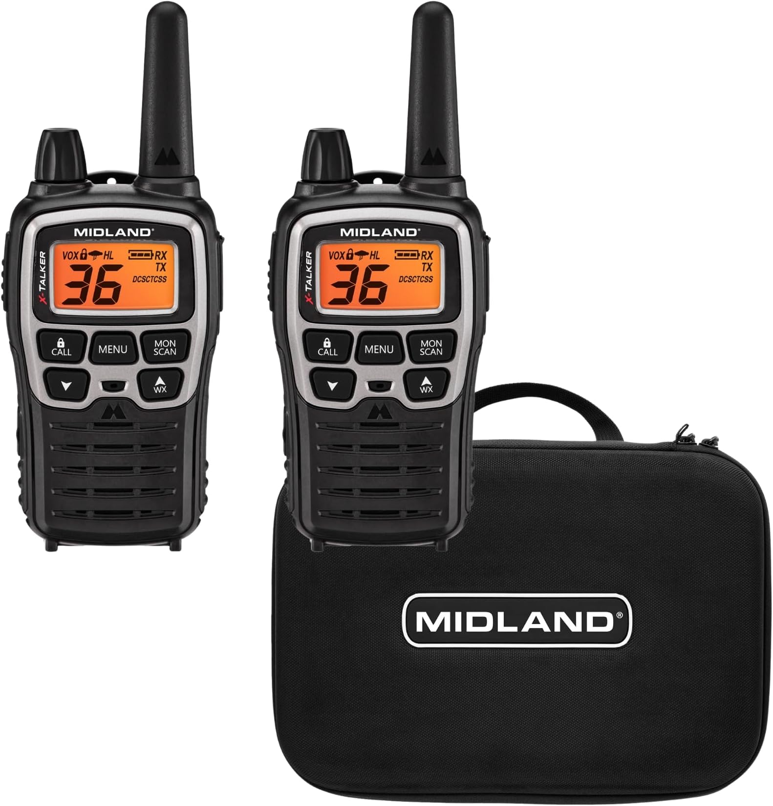 Amazon.com: Midland - X-TALKER T77VP5, radio bidireccional FRS de 36 ...