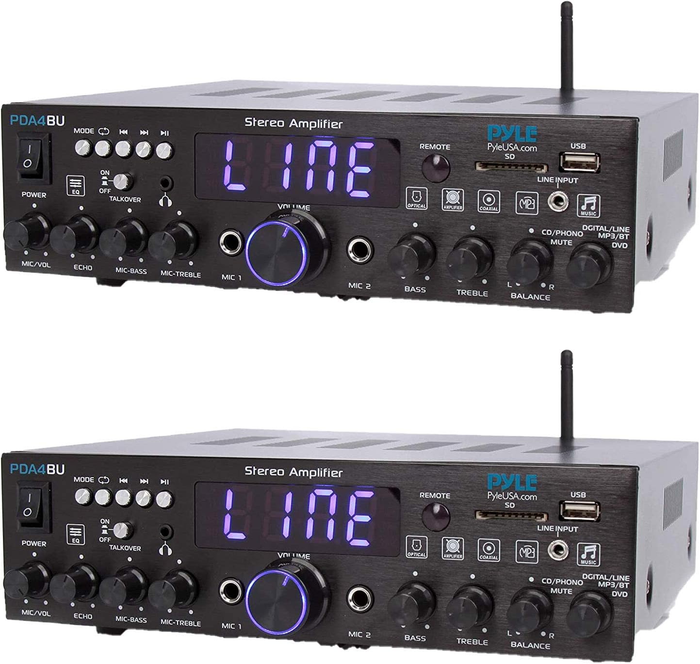 Amazon.com: Pyle PDA4BU Bluetooth Multi Channel Home Theater ...