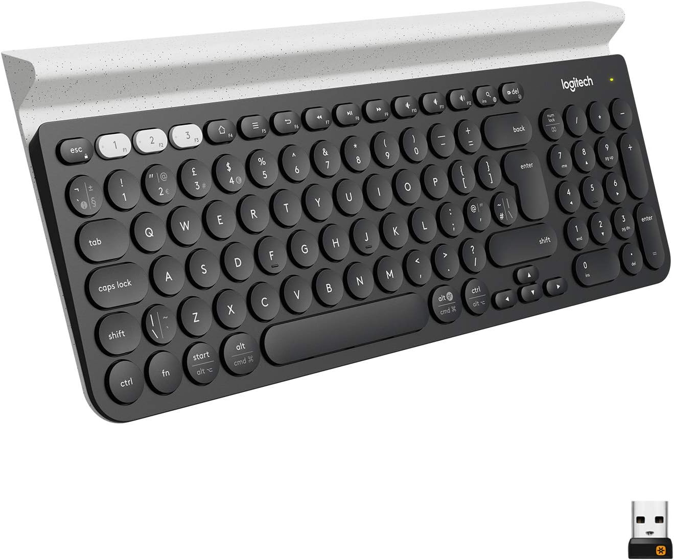 Logitech Signature K650 Wireless Keyboard with Wrist Rest, Full-Size ...