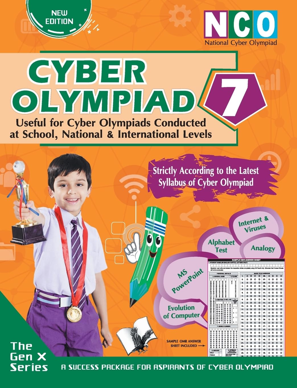 Buy National Cyber Olympiad - Class 7(With OMR Sheets) Book Online at ...