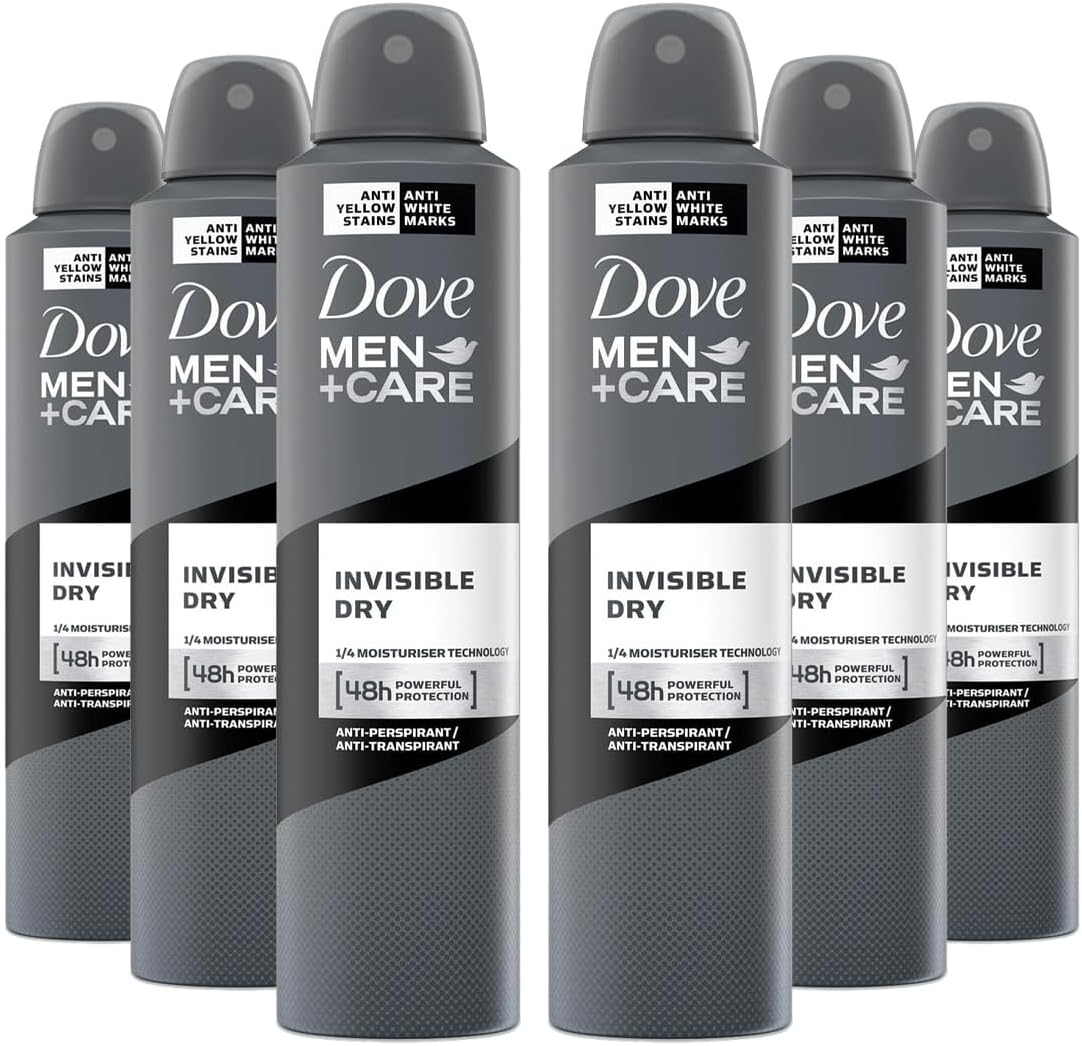 Dove Men + Care Invisible Dry Antiperspirant Deodorant Aerosol 250 ml ...