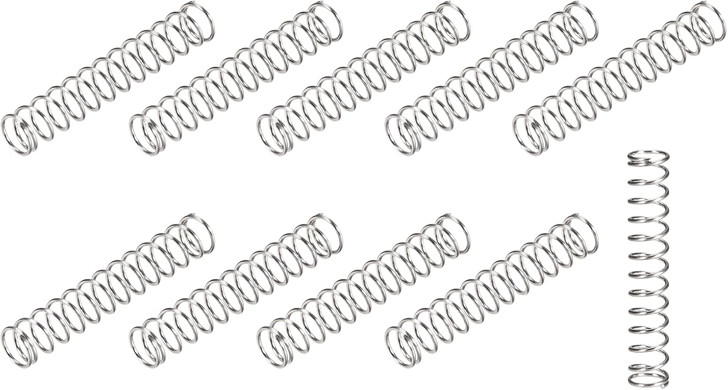 Amazon.com: METALLIXITY Compression Springs (0.5x4mm OD,30mm Free ...