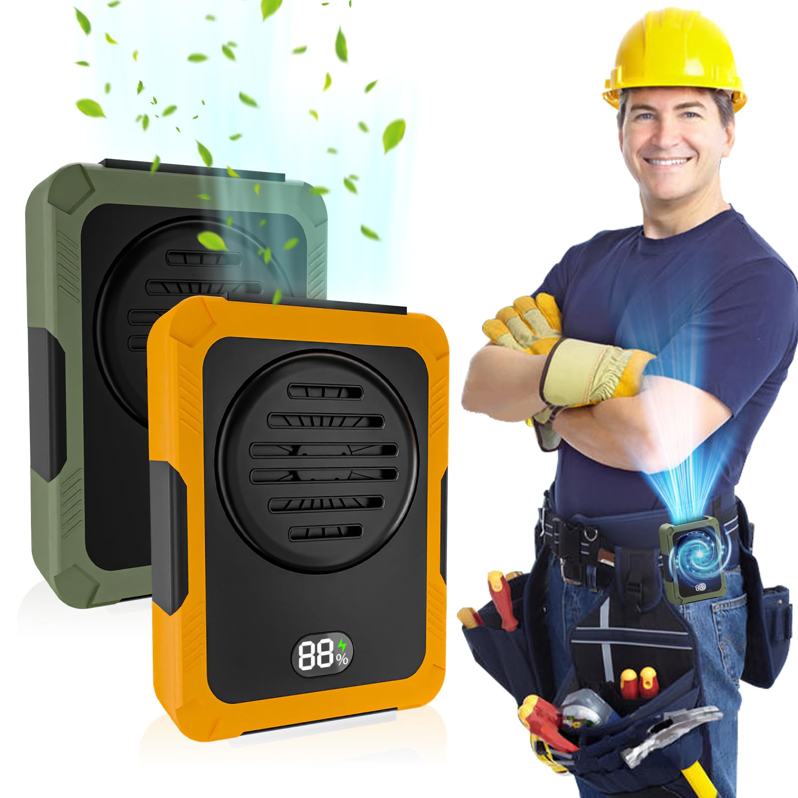 Blue Collar Breeze - Portable Waist Fan,New Waist Fan Clip on Under ...