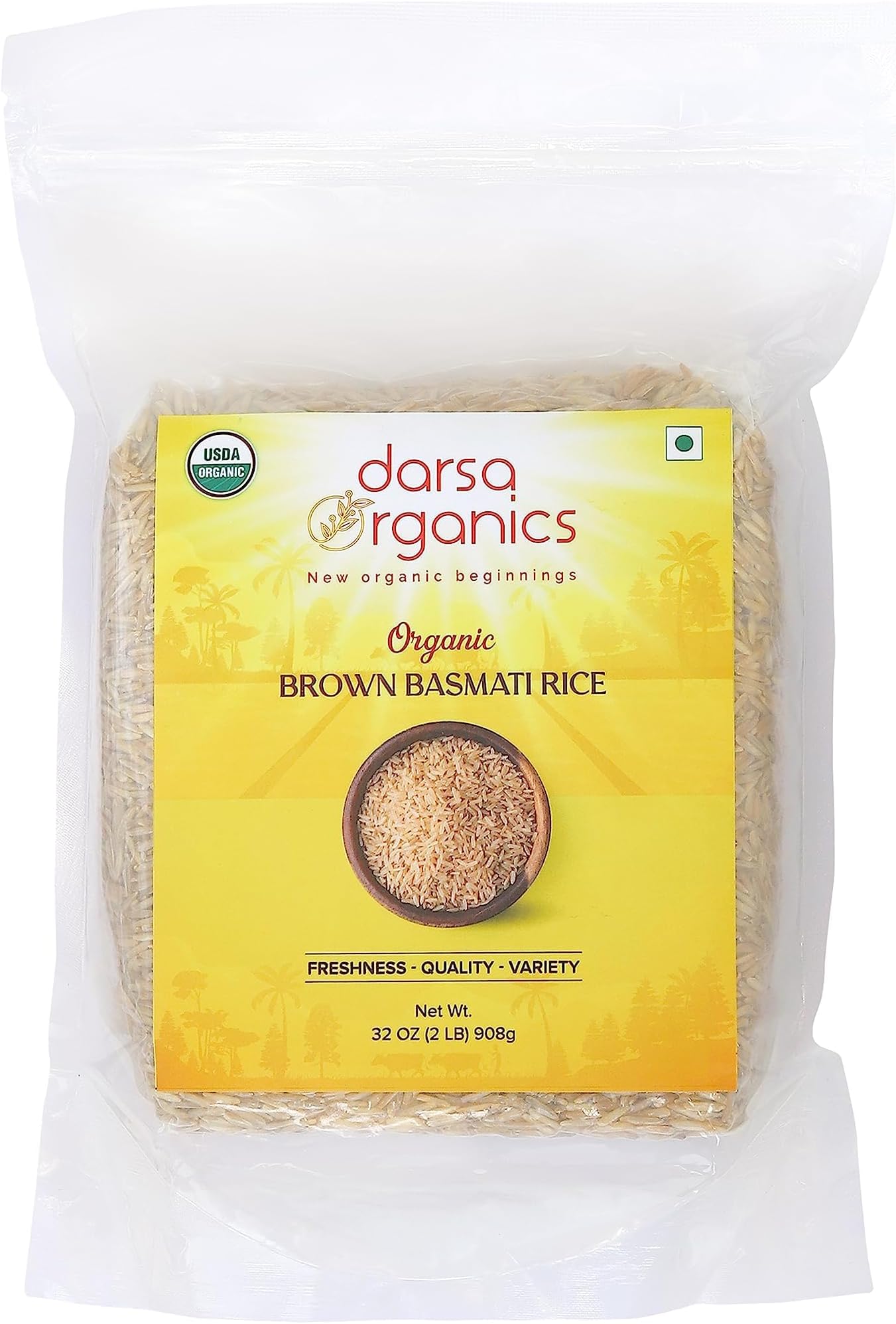 Amazon.com : Sadaf Brown Basmati Rice - Brown Aged Basmati Rice for ...