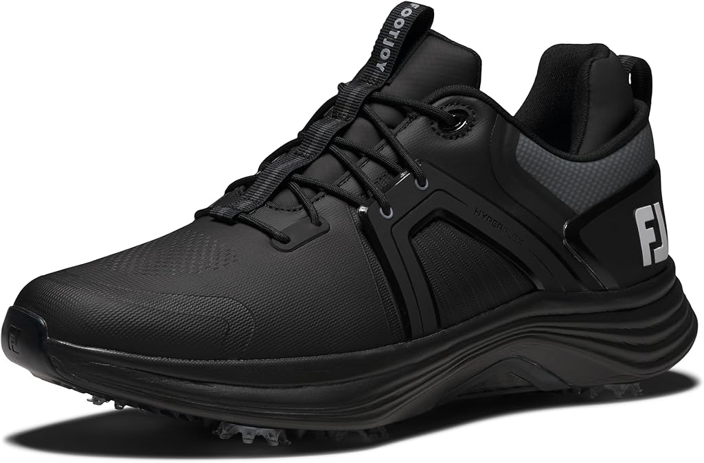 Amazon.com | FootJoy Men's Hyperflex Carbon Golf Shoe, Black/Black/Black, 7 | Golf