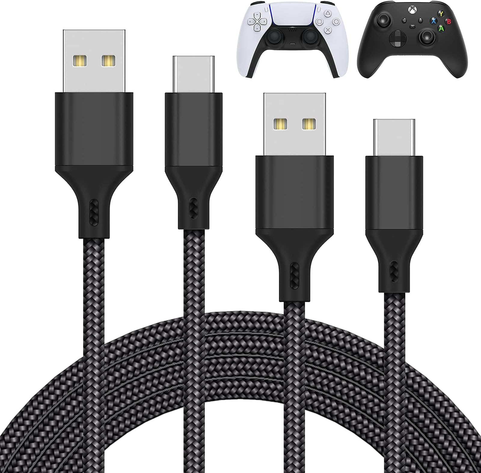 MENEEA Charger Charging Cable for PS5 Controller,for Xbox Series X,for ...