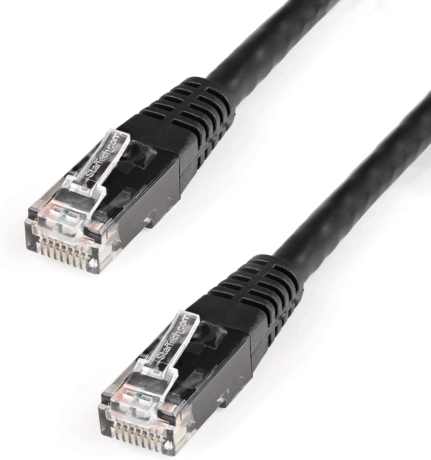 Amazon.com: StarTech.com 25ft CAT6 Ethernet Cable - Black CAT 6 Gigabit ...