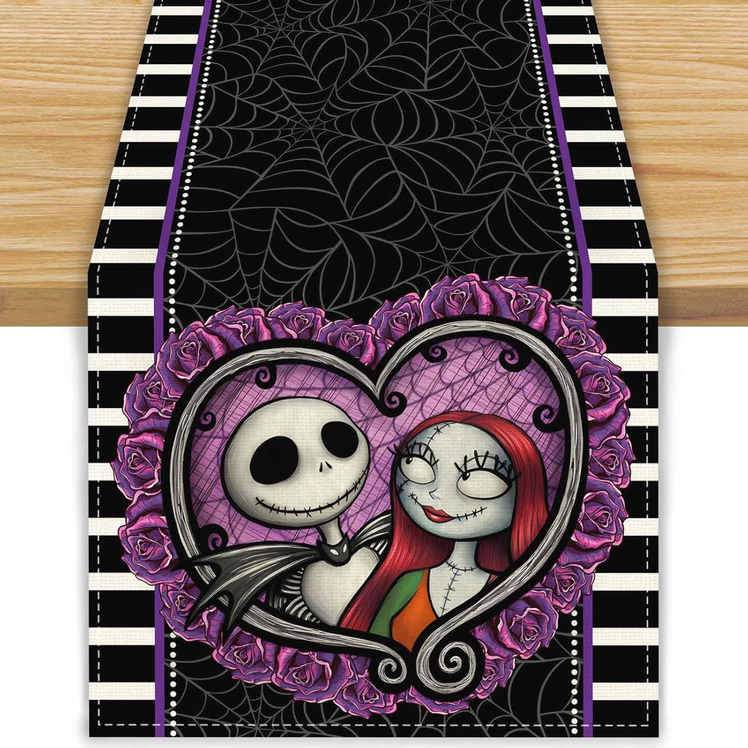 Amazon.com: Linen Halloween Decorations Nightmare Before Christmas Jack ...