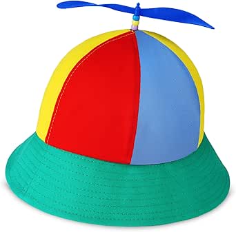 Aomig Propeller Cap, Funny Baseball Cap/Fisherman Hat with Propeller ...
